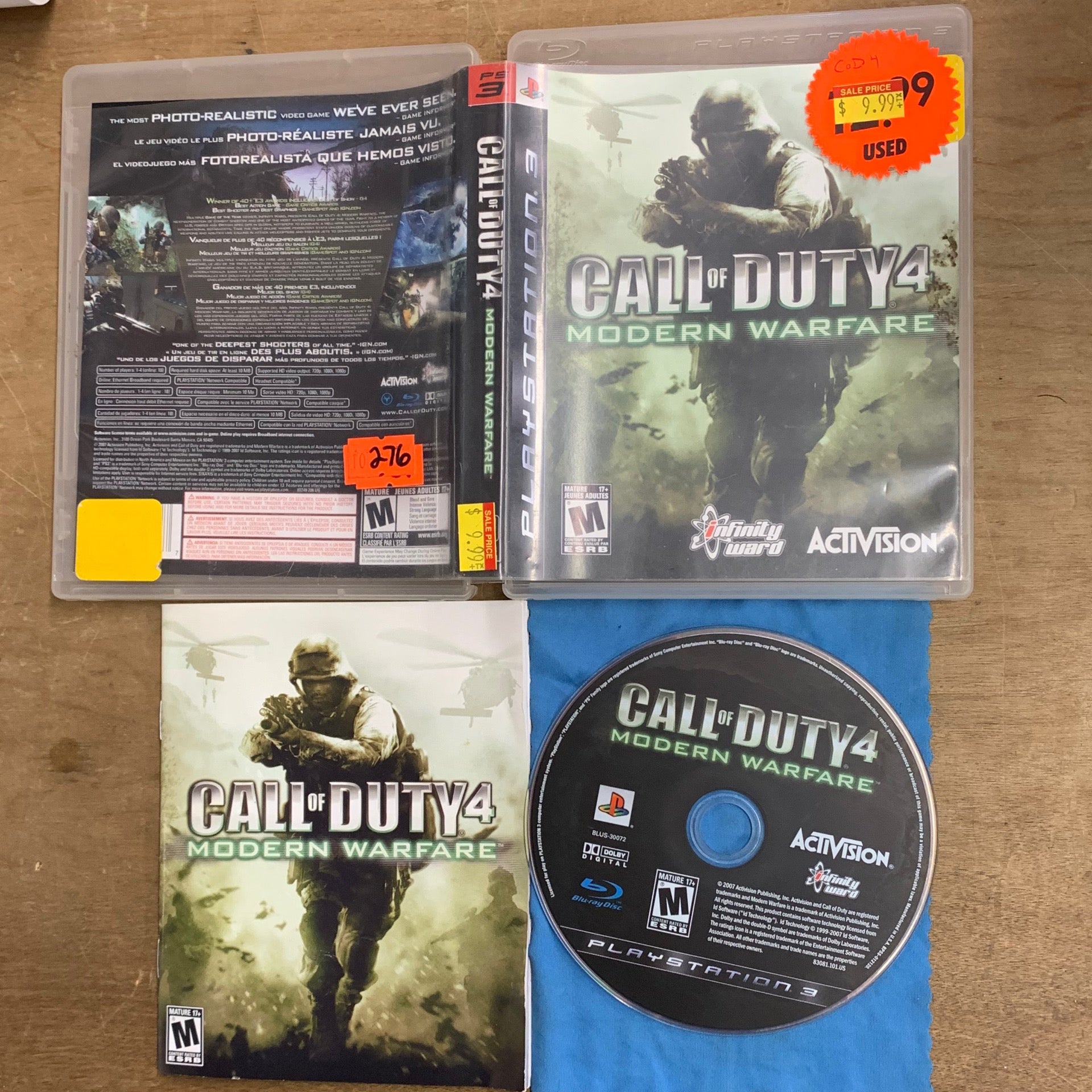 Call Of Duty 4 Modern Warfare CIB | Black Diamond Antiques Collectables ...